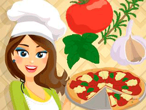 Пицца Маргарита - Готовим с Эммой играть онлайн бесплатно